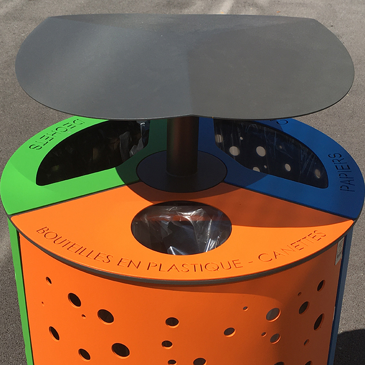 Urban recycling bin - O³ - design by Studio TF